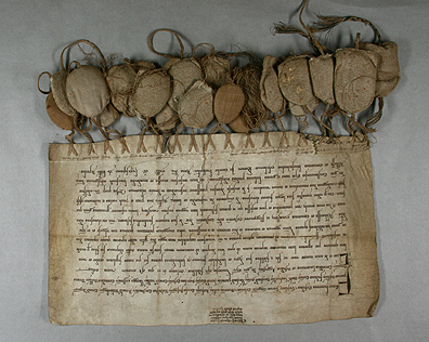 Sceau lettre d'indulgence