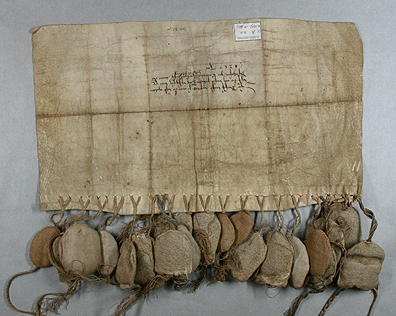 Sceau lettre d'indulgence